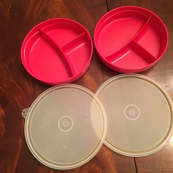 Tupperware | Kitchen | Vintage Tupperware Divided Food Containers ...